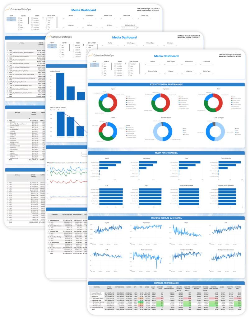 Sample Dashboards - Cohesive DataOps